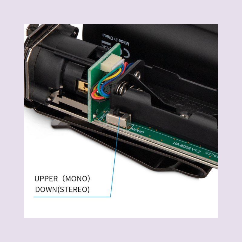 Alctron – HA-8P Mini Headphone Amplifier & Belt Pack – Black | Aurem Audio